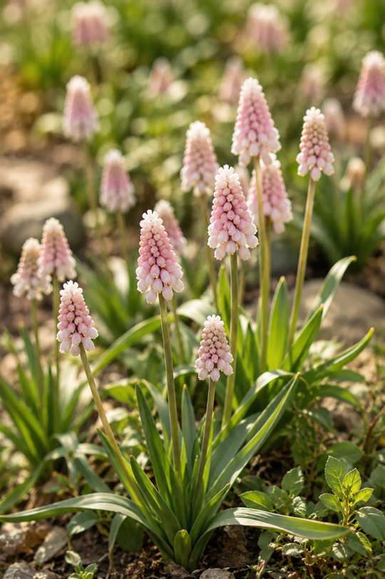 Muscari 'Pink Sunrise' — roze druifhyacint | Angelo